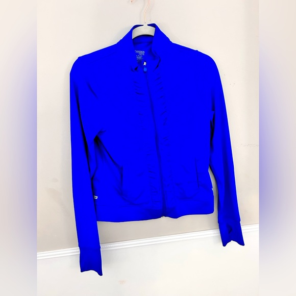 Danskin Now | Jackets & Coats | Danskin Now Neon Royal Blue Atheltic ...
